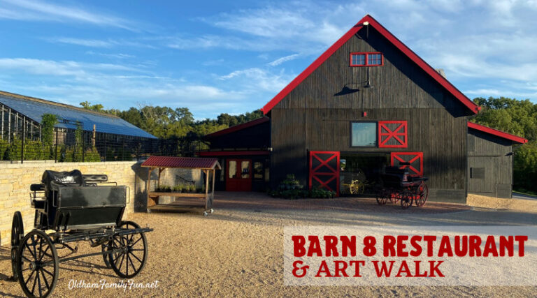 Barn8 Restaurant and Art Walk in Goshen - Oldham Family Fun